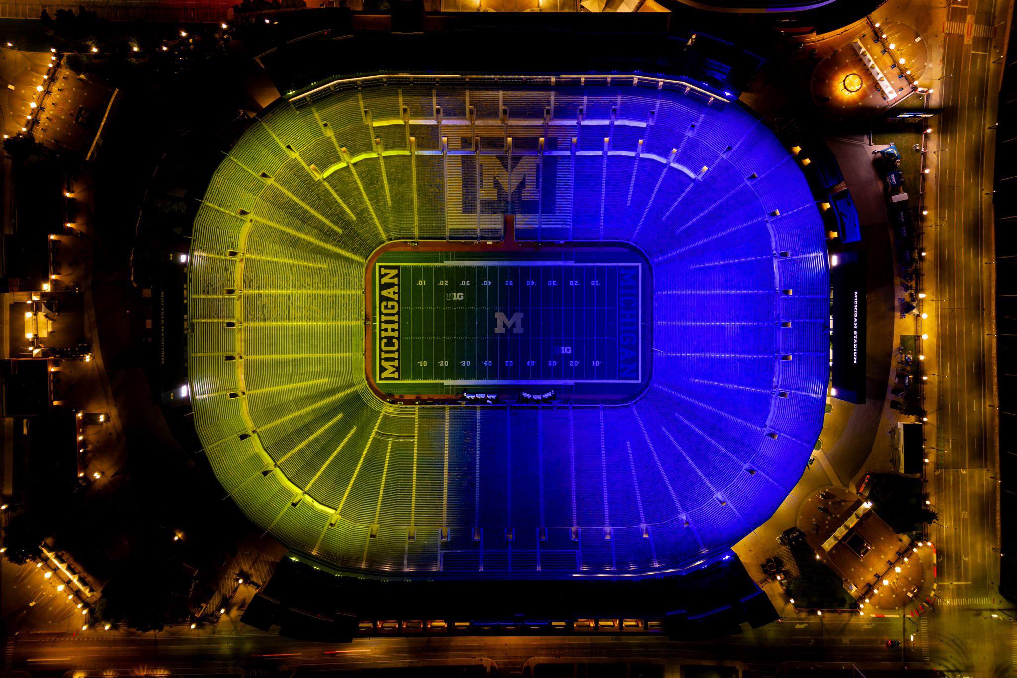Michigan Stadium Through The Years